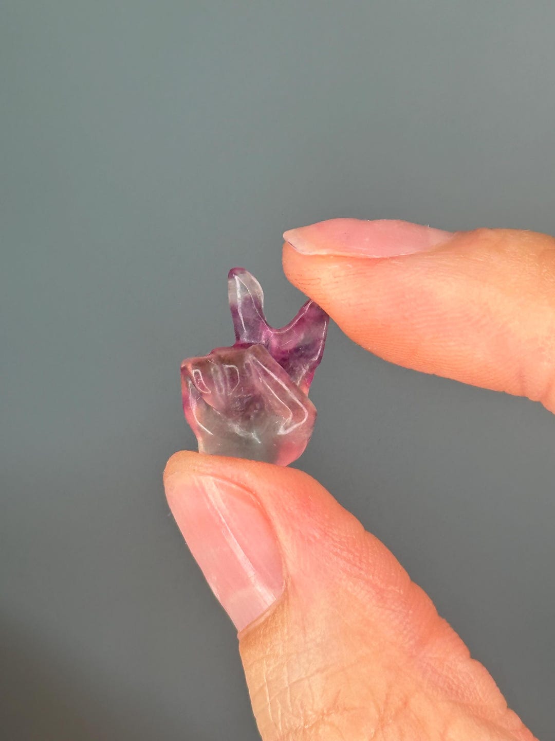 Mini Crystal Peace Sign Hand | Symbol of Love, Calm & Unity | Pocket ...