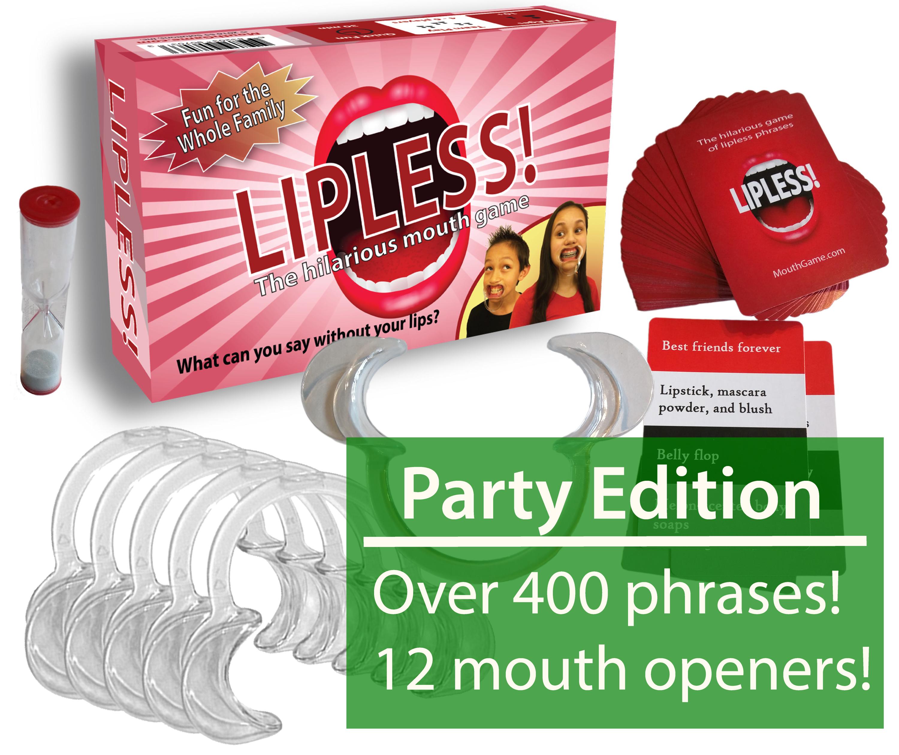 Lipless - the Hilarious Mouth Game - Fun Party Game - Etsy