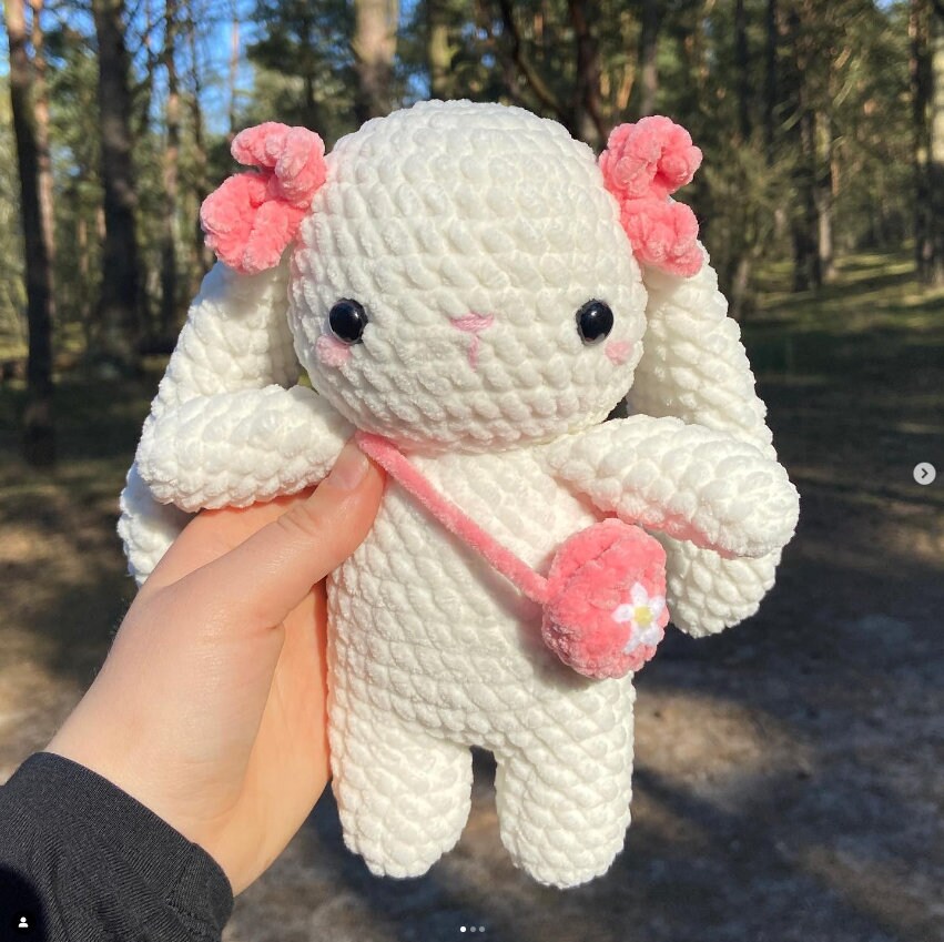 Bunny Crochet Pattern PDF, Bunny Plush Amigurumi, Cute Rabit Crochet ...
