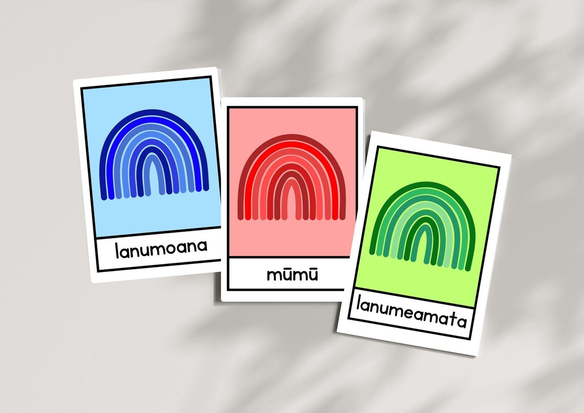 TEACHER MADE Samoan Colour Flashcards | Gagana Samoa | Printable ...