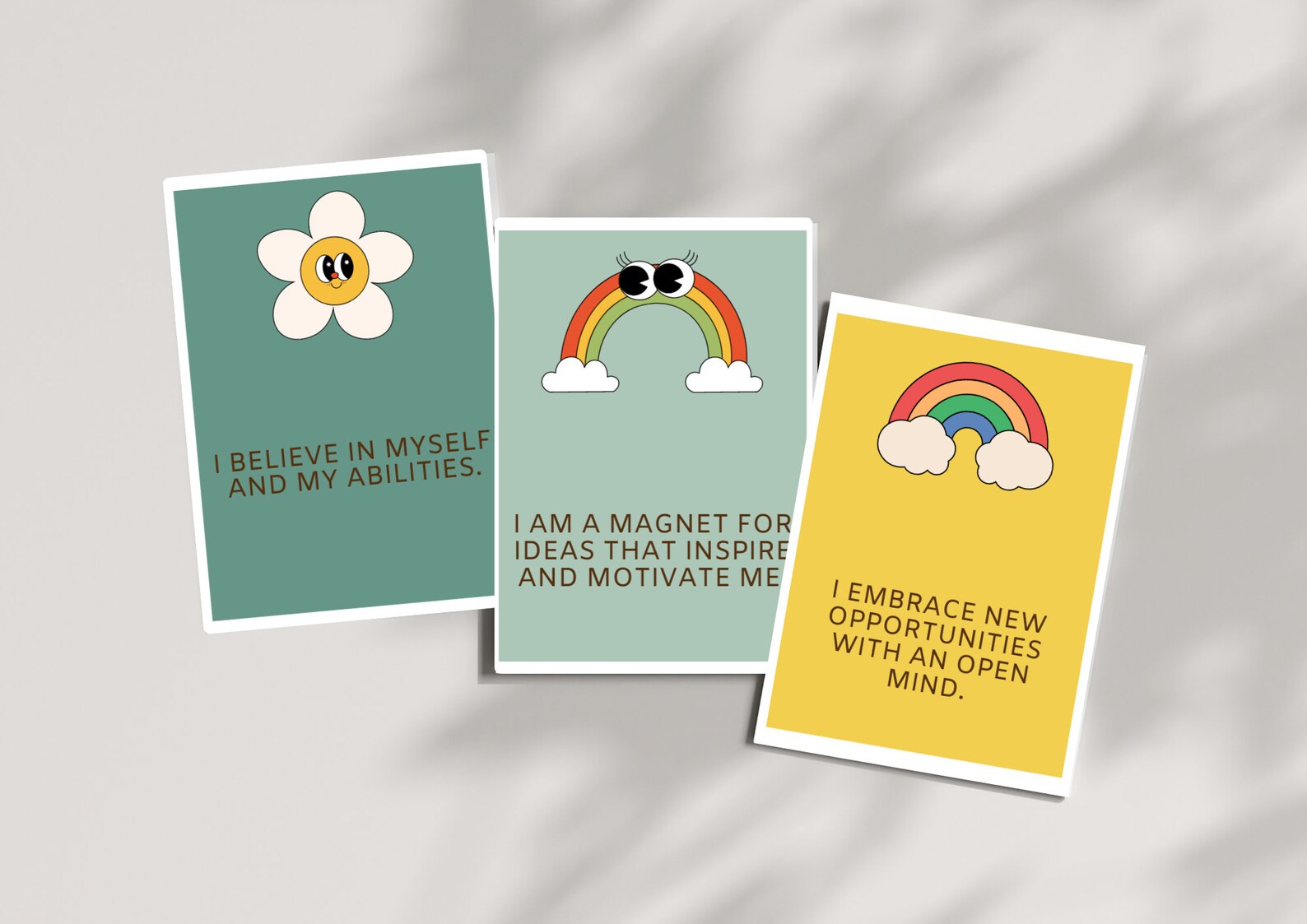 TEACHER MADE Affirmation Cards for Students | Positive Quotes ...