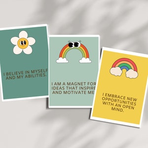 TEACHER MADE Affirmation Cards for Students | Positive Quotes ...