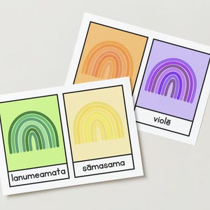 TEACHER MADE Samoan Colour Flashcards | Gagana Samoa | Printable ...