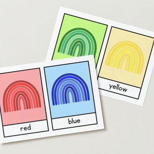 TEACHER MADE Colour Flashcards | Printable Flashcards | Wall Art ...
