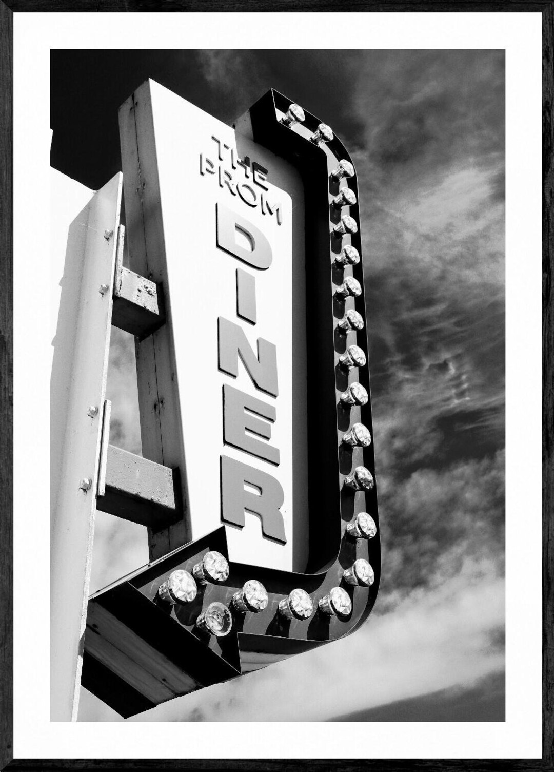 Framed Original Photograph, the Prom Diner, Boscombe Beach, Dorset. - Etsy