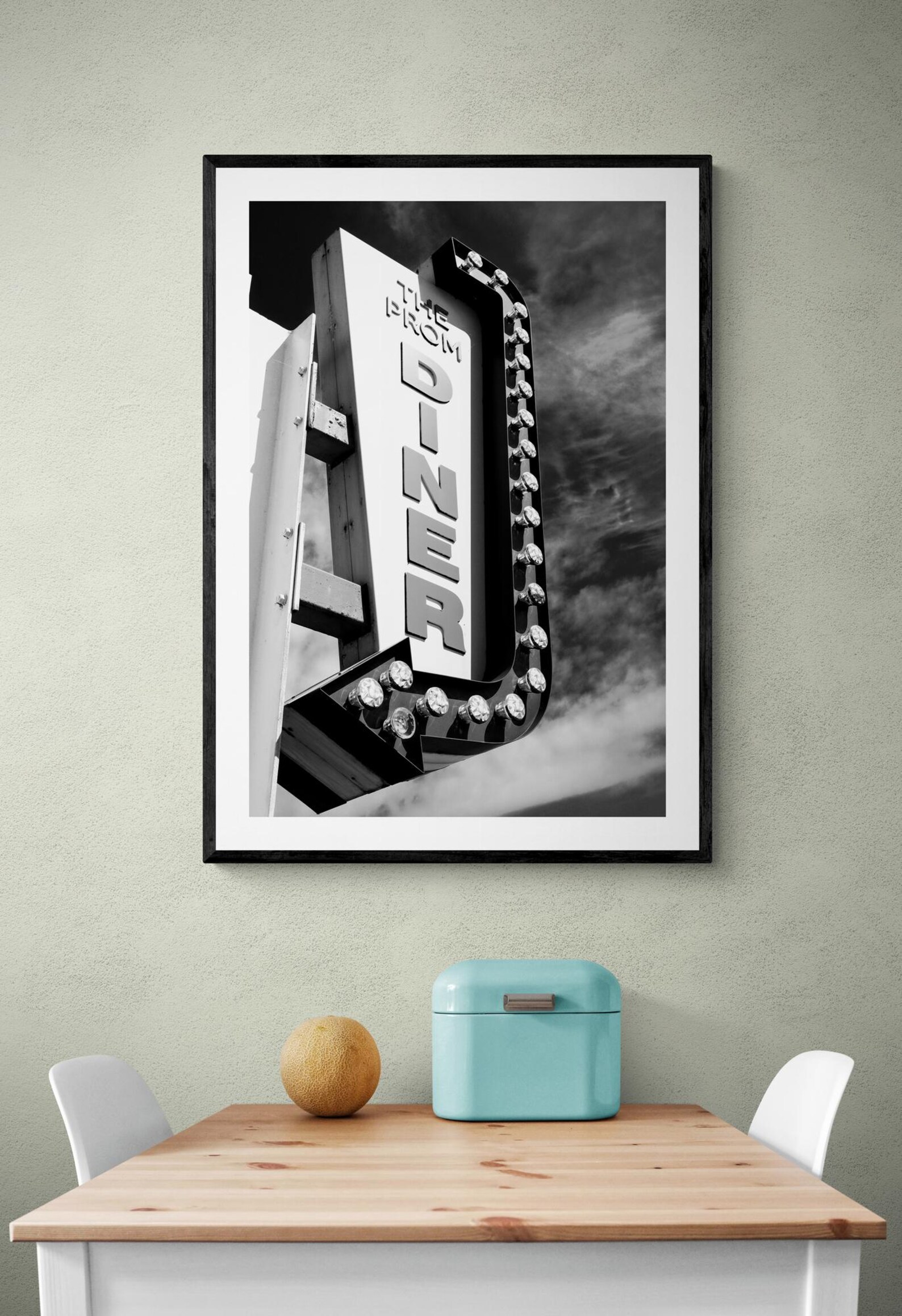 Framed Original Photograph, the Prom Diner, Boscombe Beach, Dorset. - Etsy