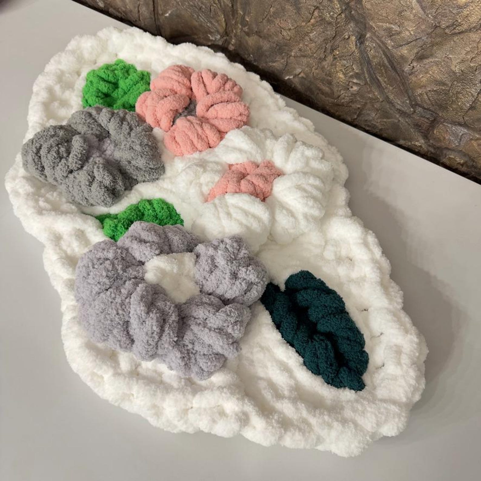 Chenille Rug Knitting Pattern: Fluffy Home Decor (PDF Pattern) - Etsy