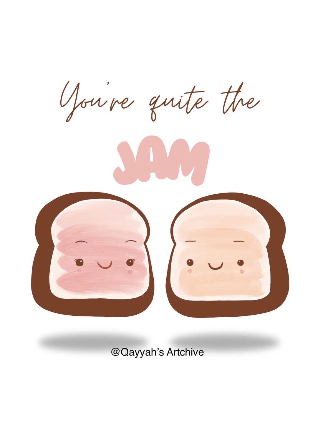 PB and J Printable Card | Cute and Punny Digital Download | Anniversary ...