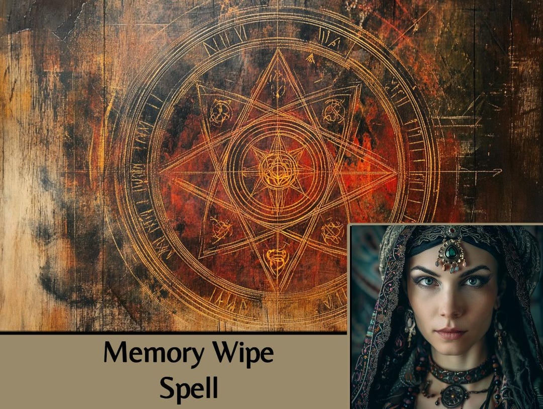 Memory Wipe Spell - Delete Memories Ability - Etsy