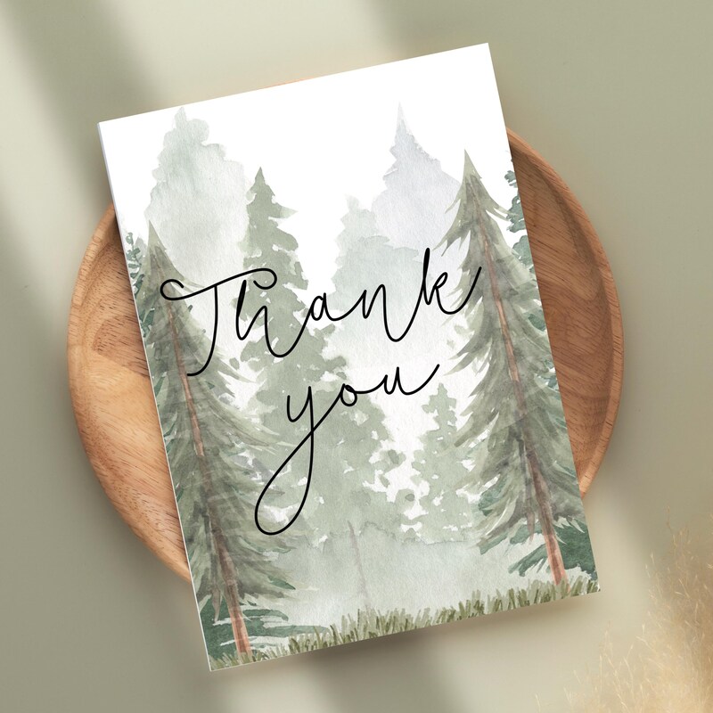 Manly Thank You Card - Etsy