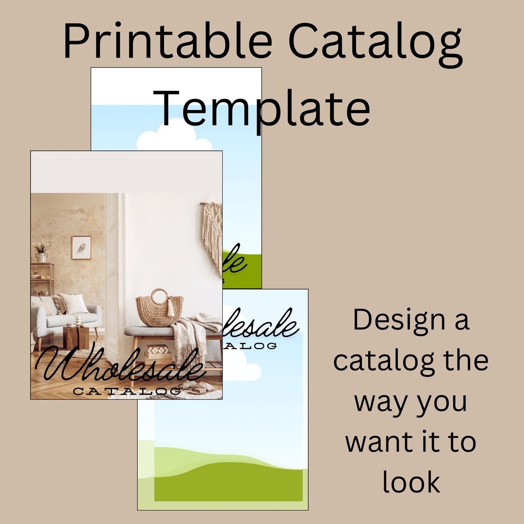 Editable Catalog Template for Businesses | Boutique Product Catalog ...