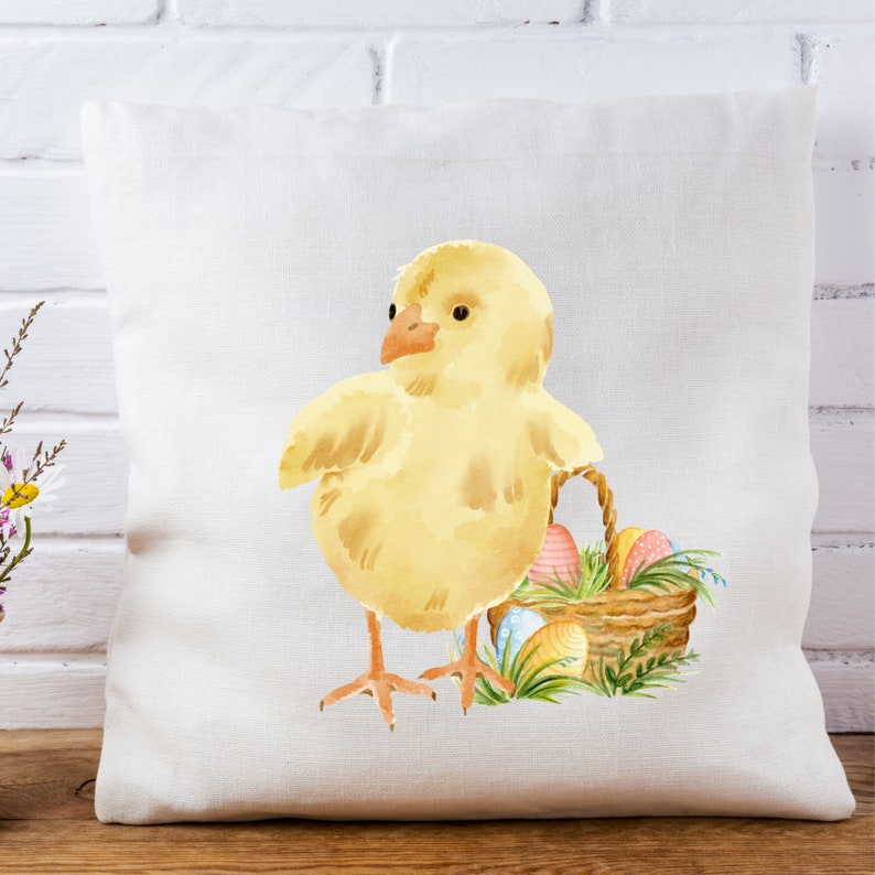 Easter Chick Spring Watercolor Digital Download PNG - Etsy