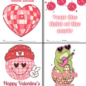 Retro Valentine’s Day Cards for Kids | Unique Classroom Valentine ...
