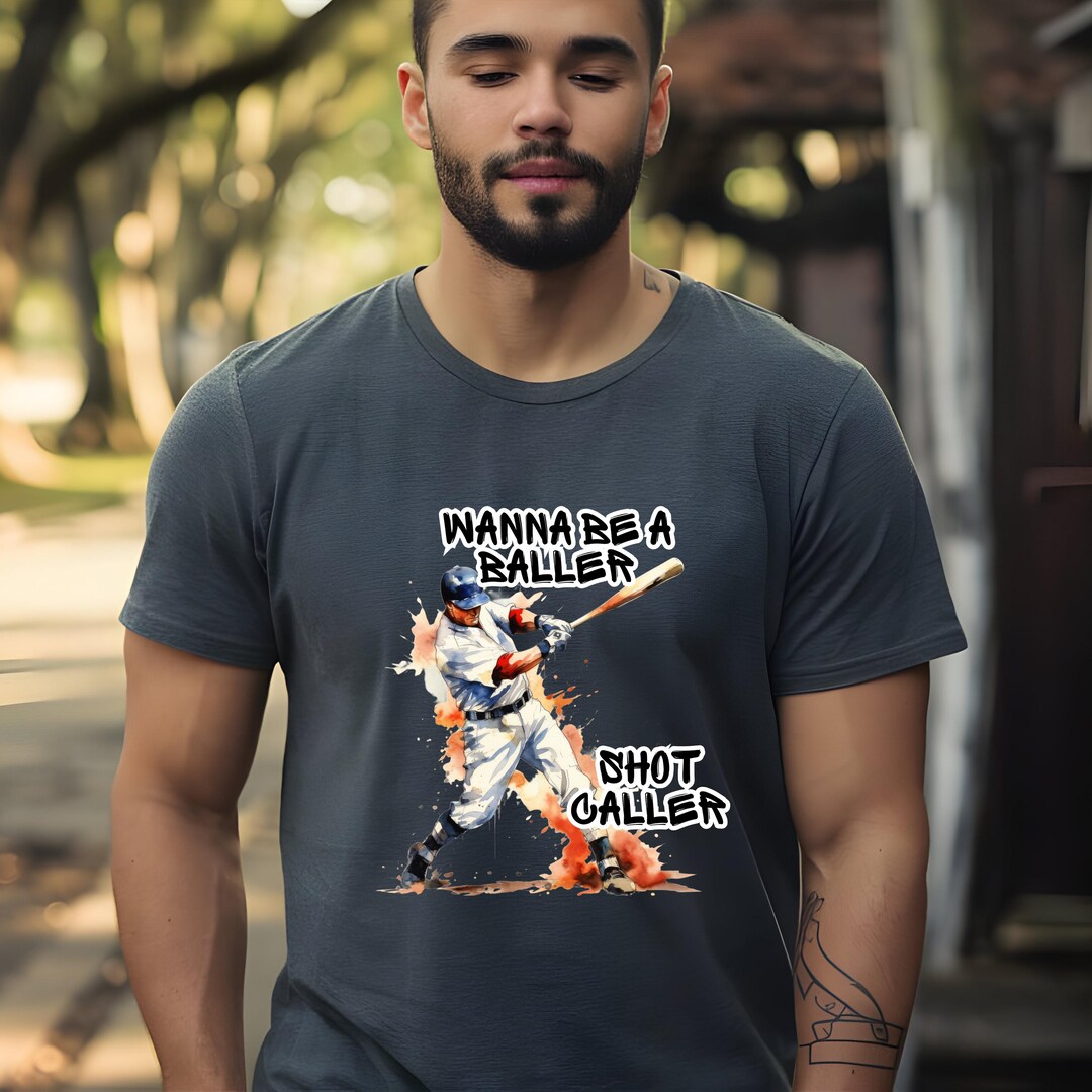 Baseball Baller PNG, Shot Caller Design, Sports Sublimation (digital ...