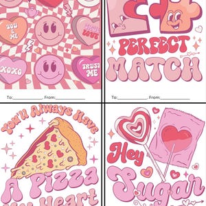 Retro Valentine’s Day Cards for Kids | Unique Classroom Valentine ...