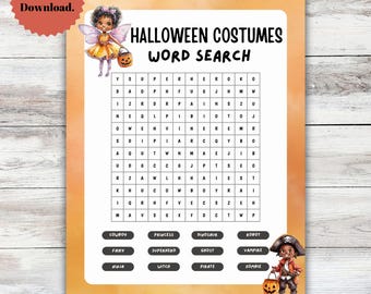 Halloween Word Search Puzzle Printable | Fun Educational Game ...