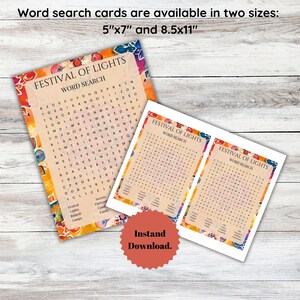 Diwali Word Search Puzzle Printable | Fun Educational Game | Festival ...