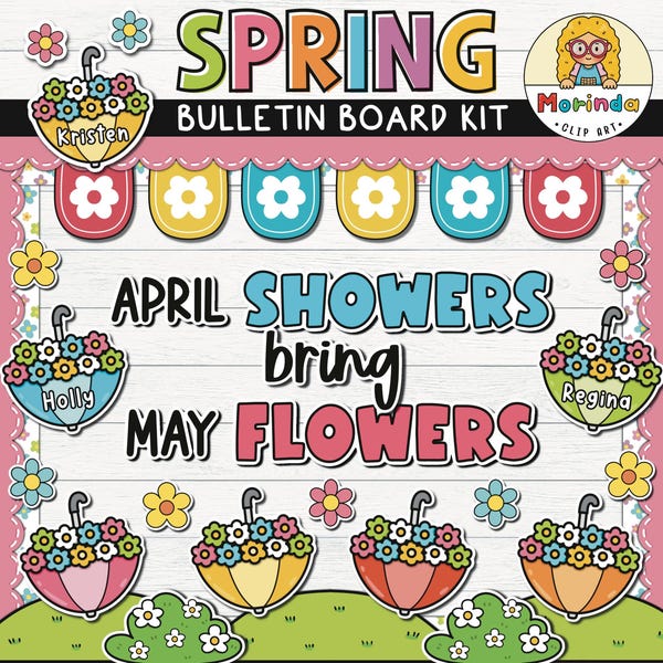 April Showers Door - Etsy