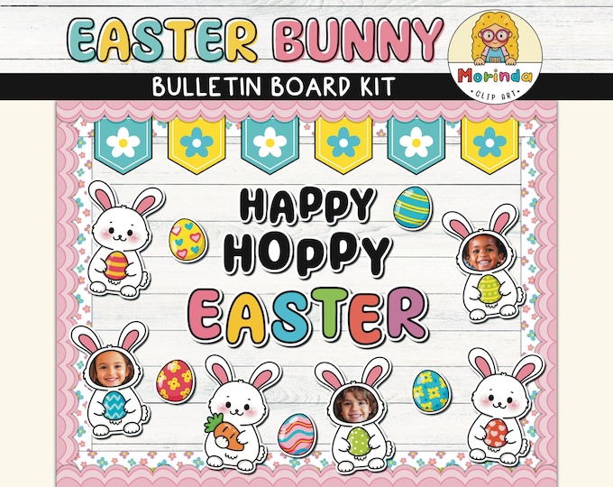 Spring Easter Egg Bulletin Board Kit - Etsy Canada