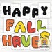 Fall Bulletin Board Printable | Harvest Bulletin Board | Pumpkin | Door ...