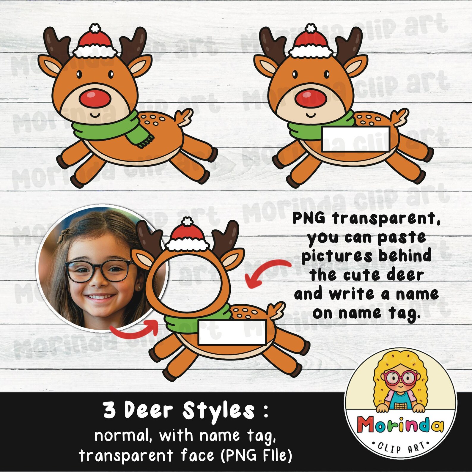 Merry Christmas Bulletin Board Printable | Reindeer | Deer | Winter ...