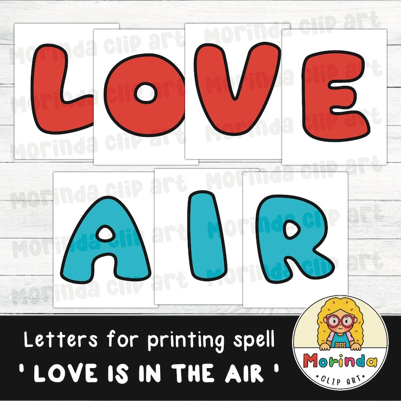 Valentine's Day Bulletin Board Printable | Love is in the Air | Heart ...