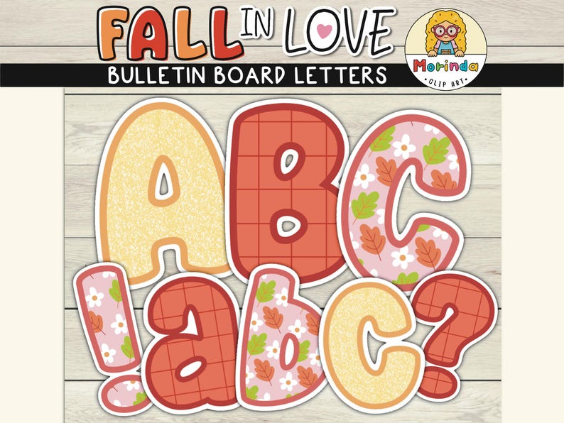 Bulletin Board Letters Printable Fall Bulletin Board Letters Classroom ...