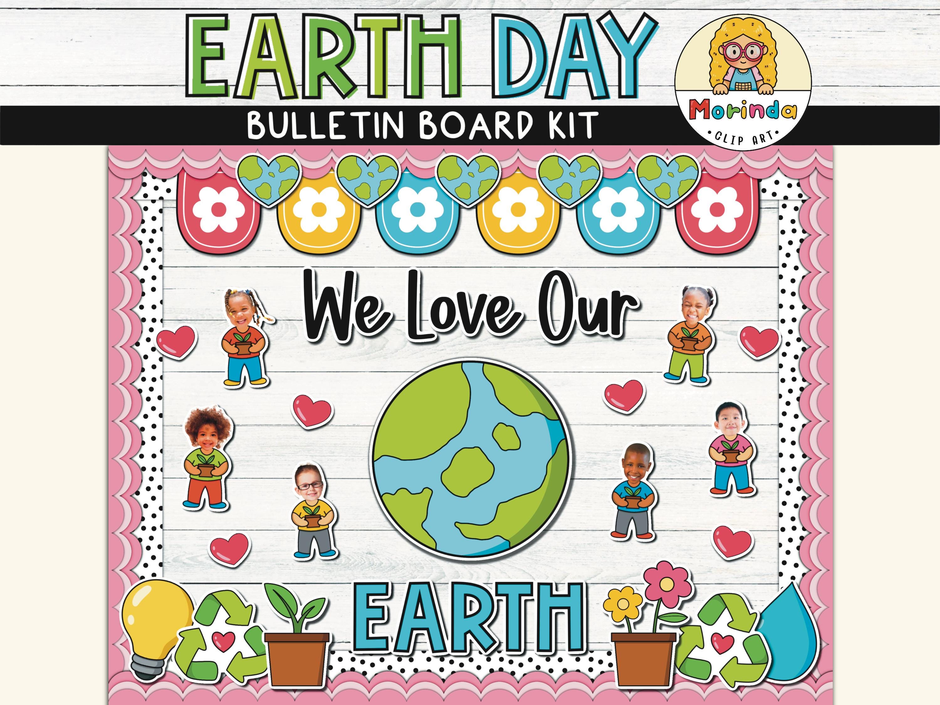 Earth Day Bulletin Board Printable | Spring Bulletin Board | Plant ...