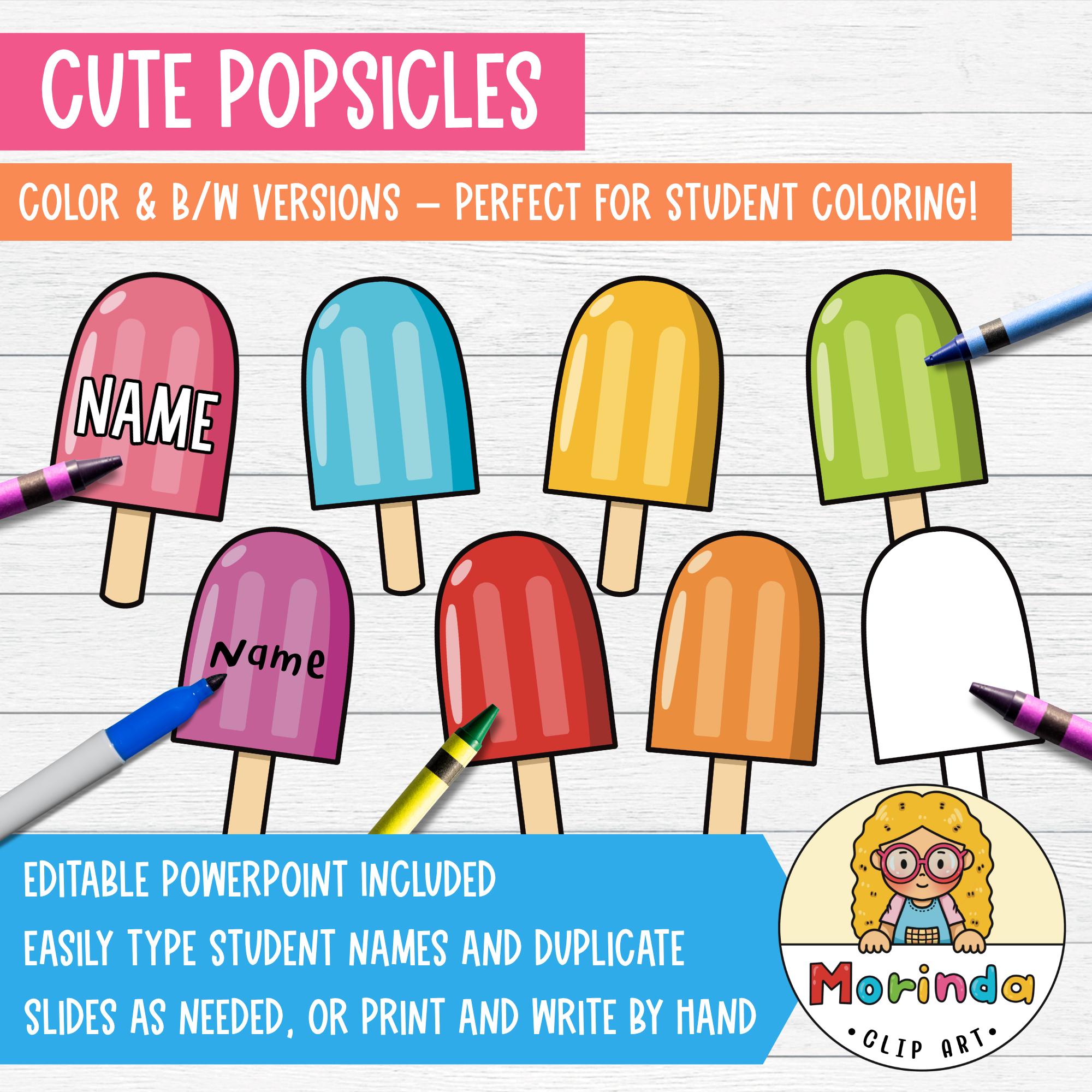 Summer Popsicle Bulletin Board Kit, Anything is Popsicle, End of Year ...
