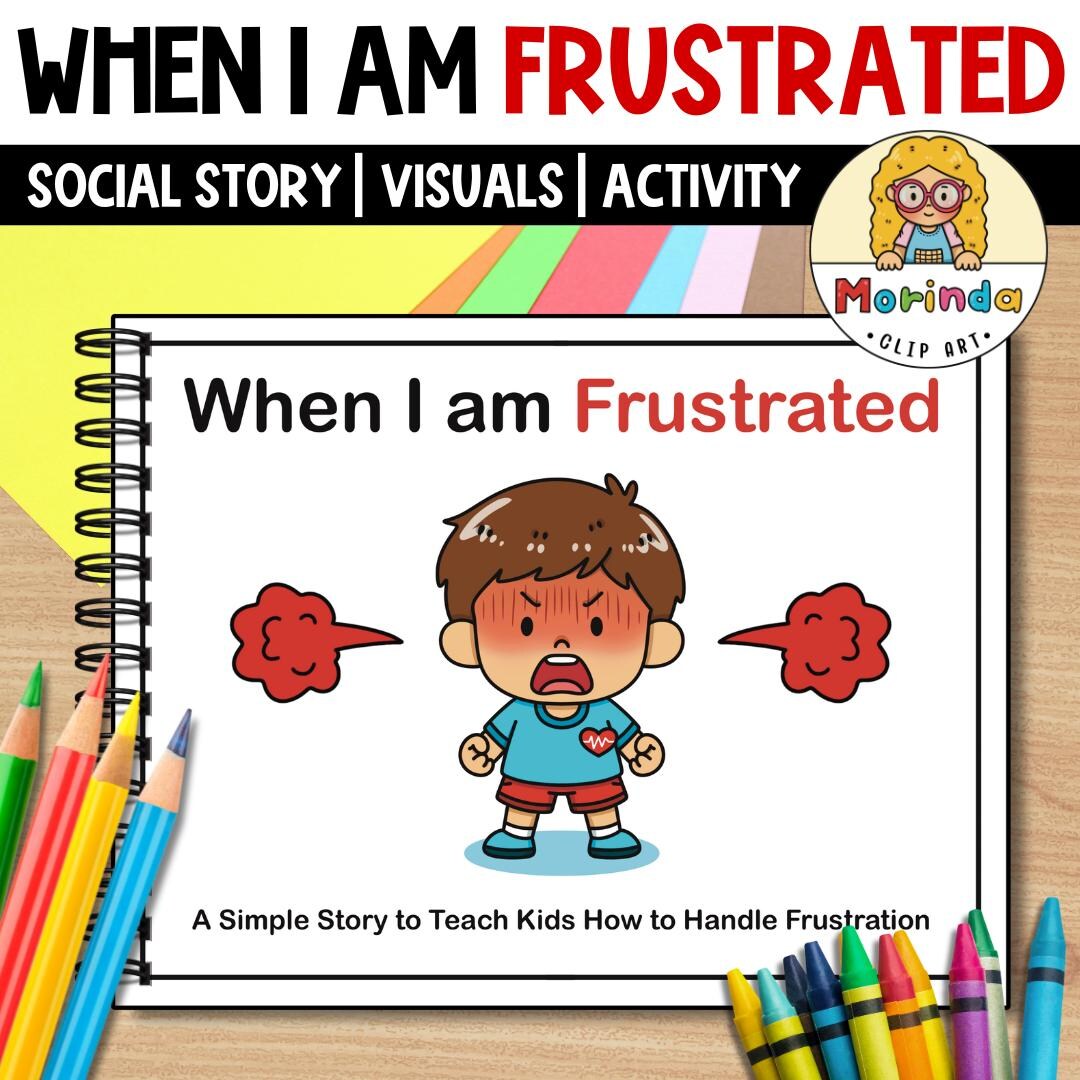 Social Story When I Am Frustrated Printable | Social Stories Feeling ...