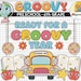 Groovy Back to School Bulletin Board Kit Preschool-6th Grade Door Decor ...