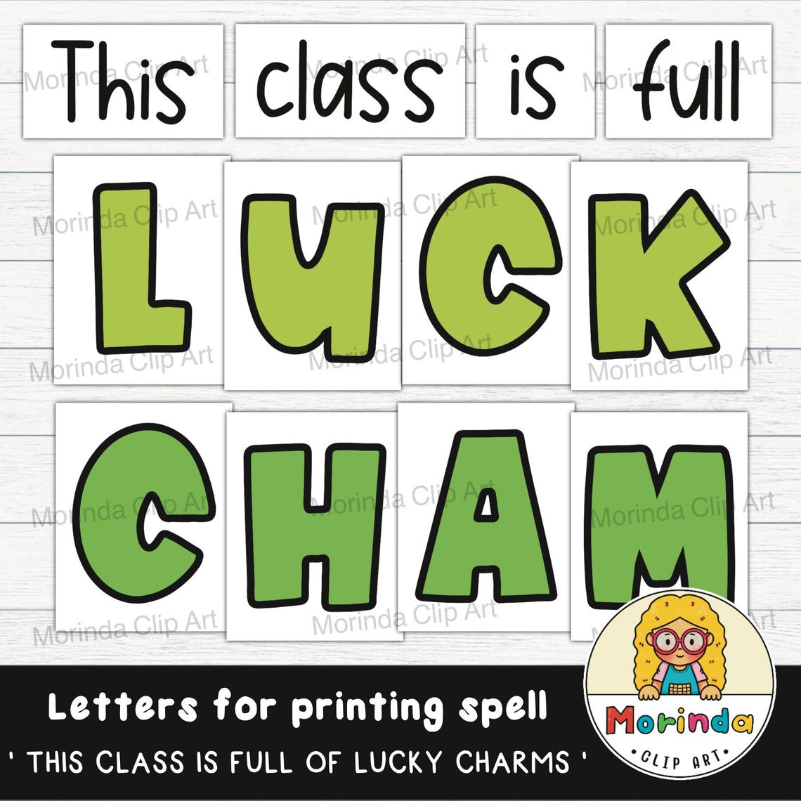 Lucky Charms Bulletin Board Printable, St. Patrick's Day, March ...