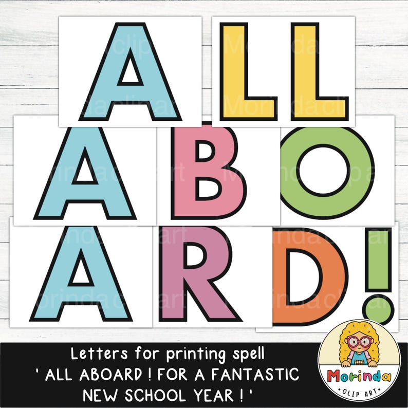 Welcome Back to School Bulletin Board Printable | Classroom Decor for ...