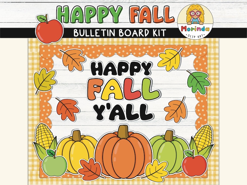 Fall Bulletin Board Printable | Harvest Bulletin Board | Pumpkin | Door ...