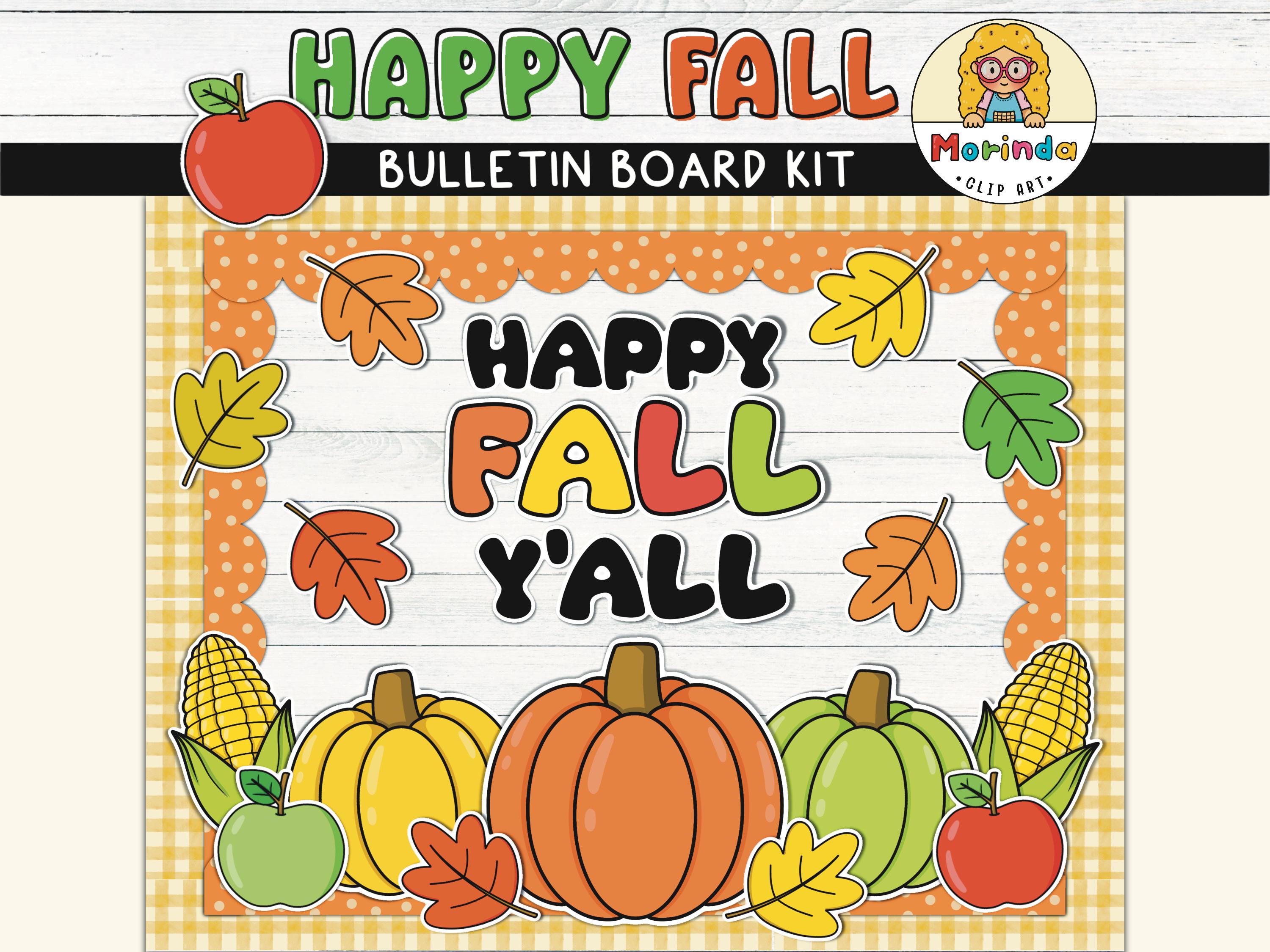 Fall Bulletin Board Printable | Harvest Bulletin Board | Pumpkin | Door ...