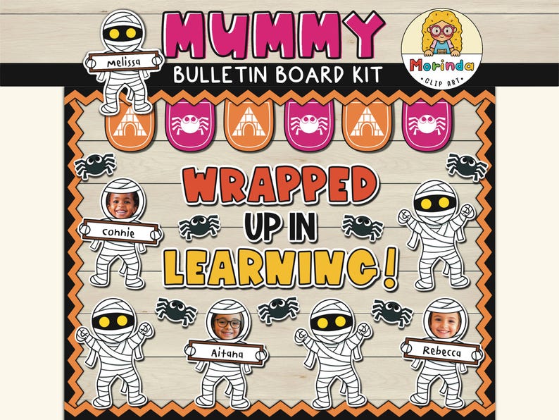 Halloween Mummy Bulletin Board Printable | October | Fall Autumn ...