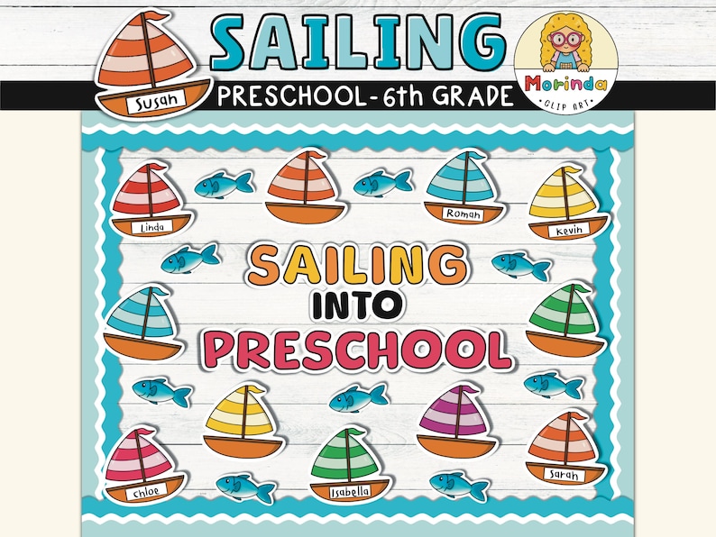 Welcome Back to School Bulletin Board Printable Preschool-6th Grade ...