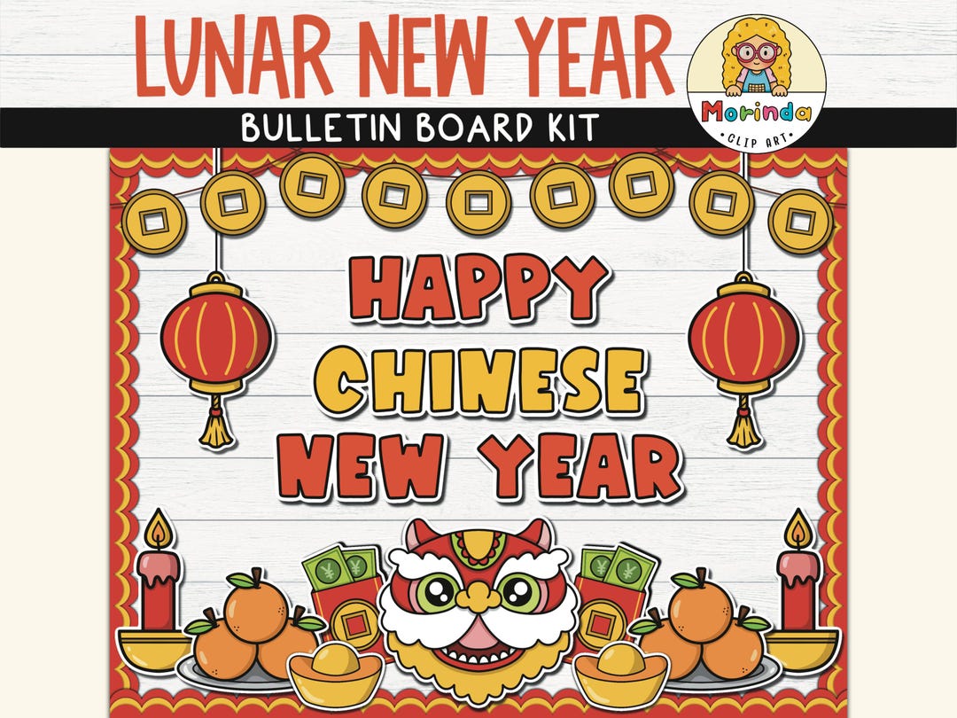 Lunar New Year Bulletin Board | Happy Chinese New Year 2026 | Lantern ...