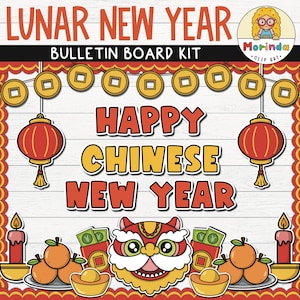 Lunar New Year Bulletin Board | Happy Chinese New Year 2026 | Lantern ...