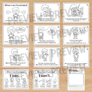 Social Story: When I Am Frustrated Printable | Feelings & Calming ...