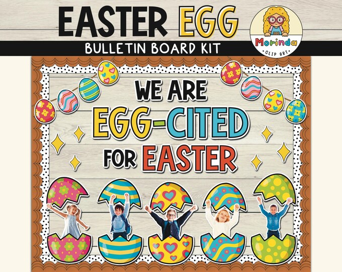 Spring Easter Egg Bulletin Board Kit - Etsy Canada