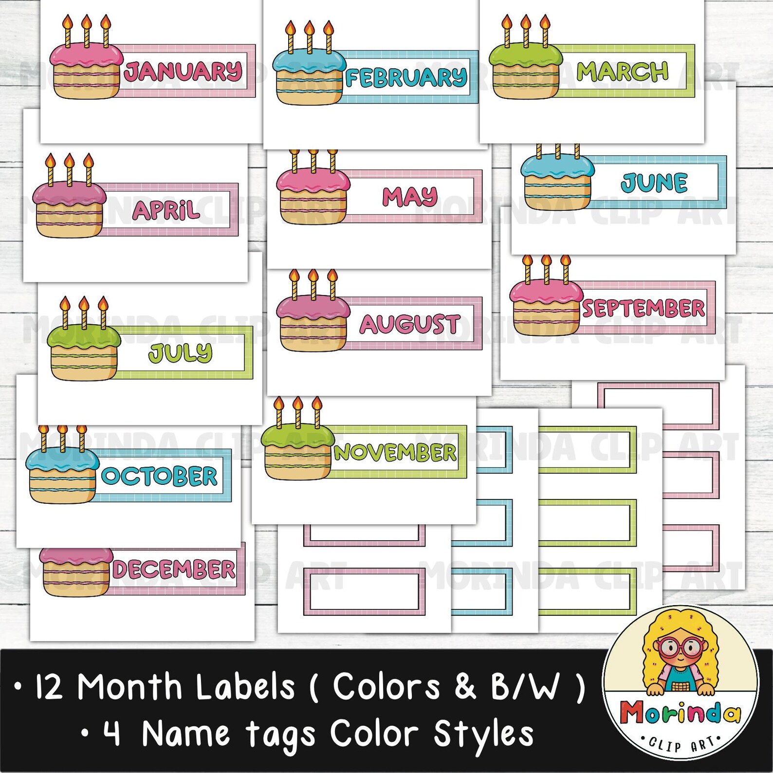 Back to School Bulletin Board Printable | Happy Birthday Cake Bulletin ...