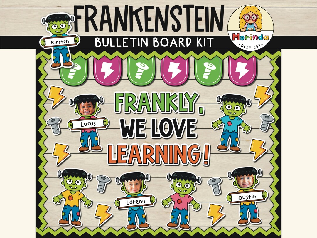 Halloween Bulletin Board Printable | Frankenstein Bulletin Board | Fall ...