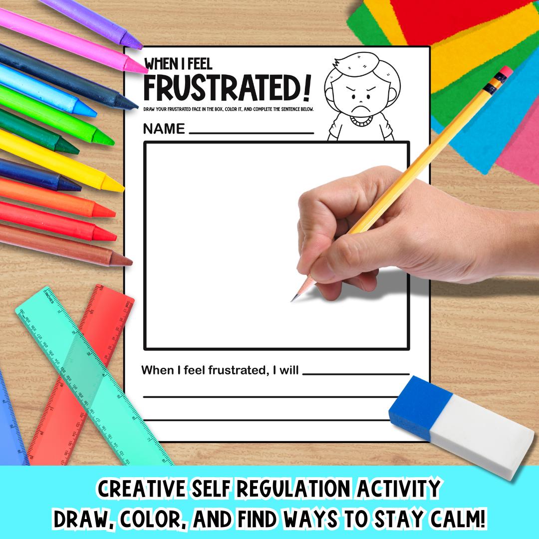 Social Story: When I Am Frustrated Printable | Feelings & Calming ...