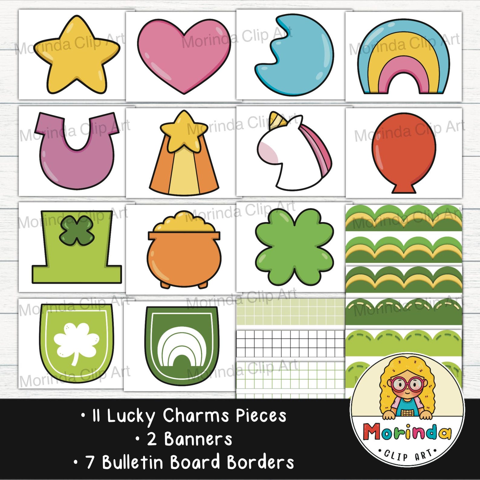 Lucky Charms Bulletin Board Printable, St. Patrick's Day, March ...