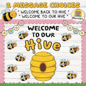 Welcome Back to School Bulletin Board Printable | Classroom Door Decor ...