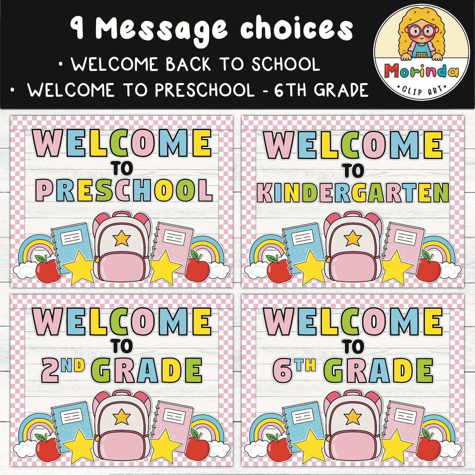 Welcome Back to School Bulletin Board Printable |preschool-6th Grade ...