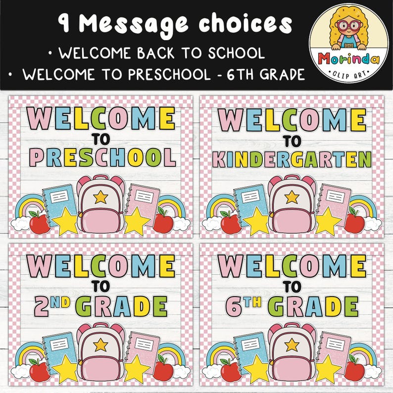 Welcome Back to School Bulletin Board Printable |preschool-6th Grade ...