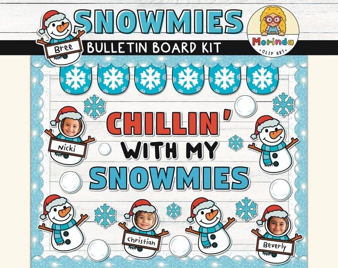 Winter Door Decor Kit | Printable January Classroom Decor | Winter ...