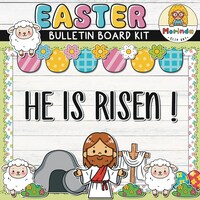 Hoppy Spring Bunny Theme Bulletin Board Kit- Easter Theme Decor - Etsy